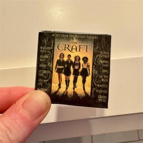 Digital Printable The Craft Soundtrack Diy Print And Craft Miniature
