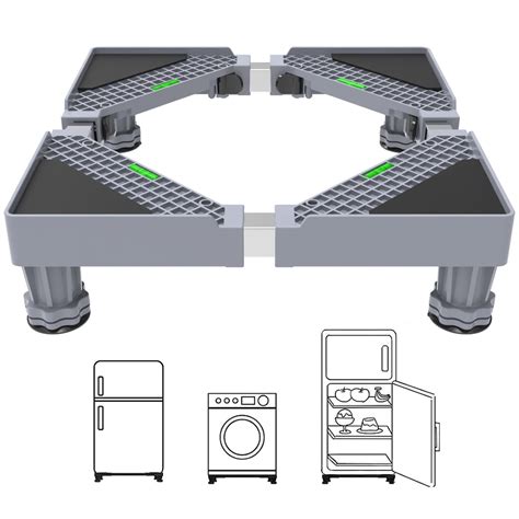 Mini Fridge Stand Universal Stand Base With 4 Strong Feet Adjustable