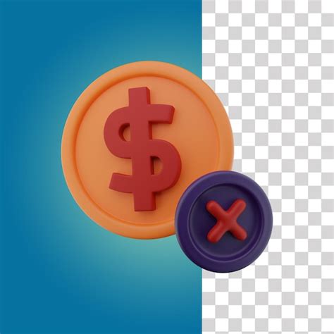 Premium Psd No Transaction 3d Icon