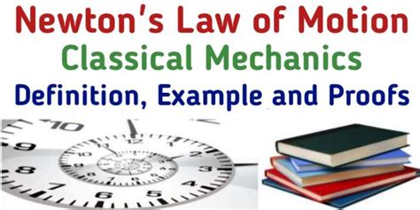 Newton S Laws Of Motion Definitions Examples And Proofs M Physics Tutorial