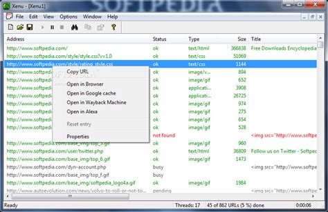 xenu link sleuth download free windows 1 3 9 beta 1 3 8 softpedia