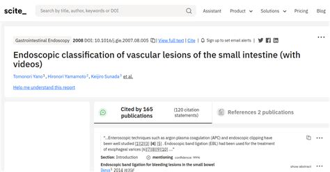 Endoscopic Classification Of Vascular Lesions Of The Small Intestine With Videos