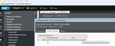 Why Is There A 30 Char Limit On The Jndi Property Name And Value Pairs