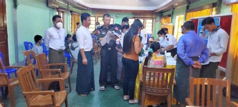 ဒဂုံမြို့နယ်တွင် ပန်းခင်းစီမံချက်ဖြင့် အိမ်ထောင်စုလူဦးရေစာရင်းနှင့