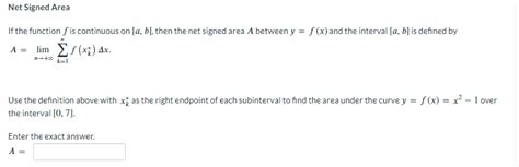 Solved If The Function F Is Continuous On A B Then The Chegg Com