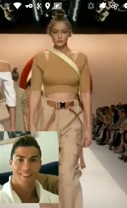 Cristiano Ronaldo 🤩 Gigi Hadid 😍viral Shorts Ronaldo Youtube