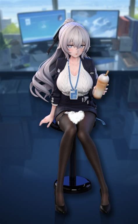 Arctic Wolf Studio Honkai Impact Office Lady Bronya Zaychik Orzgk