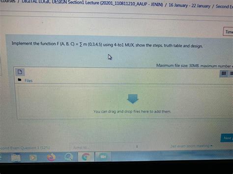 Solved Gital Logic Design Section1 Lecture