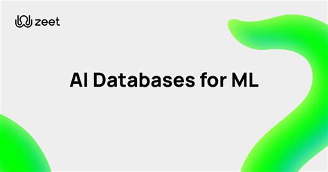 Ai Databases Optimize Data For Machine Learning