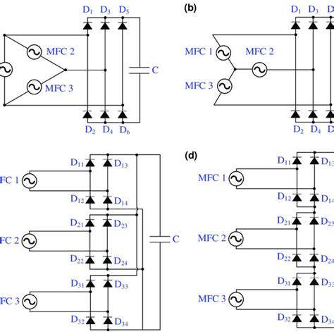 Connection Structures Of Three Mfc Elements A Delta B Star C