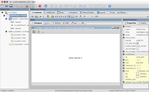 How To Setup Wxwidgets 302 With Netbeans 802 And Linux Gcc ~ Dedy Yasriadys Home