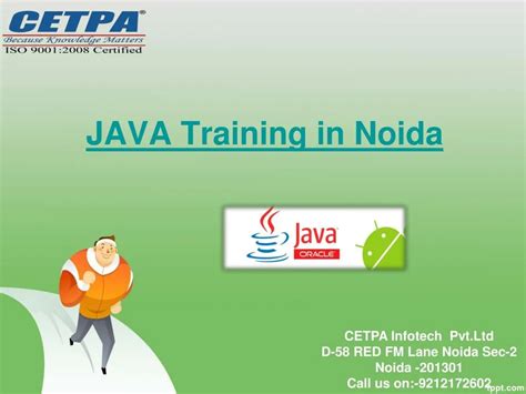Ppt Java Training At Noida Powerpoint Presentation Free Download
