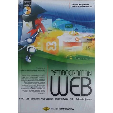 jual pemrograman web html css javascript power designer xampp