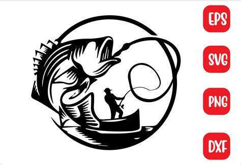 Fishing Vector Design Graphic Graphic By Craftart528 · Creative Fabrica