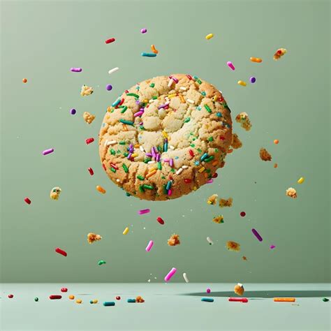 Chocolate Biscuits Cookie Premium Ai Generated Image