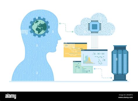 Machine Learning Vector Illustration Cartoon Isolated Infographic