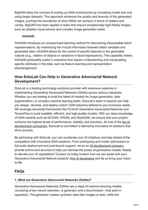 What Is A Gan Generative Adversarial Networks Guide Pdf