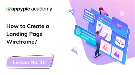 how to create a landing page wireframe learn online development appy pie academy
