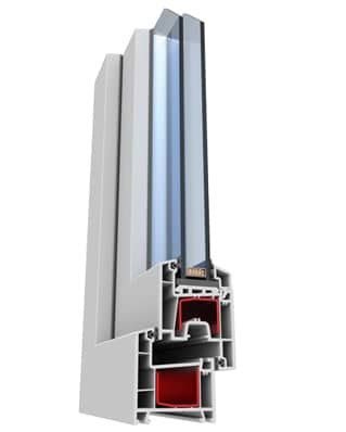 Новинка окна из профиля пластиковых окон Montblanc ECO 60