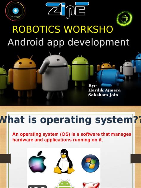 Robotics Workshop Android App Development Pdf Android Operating