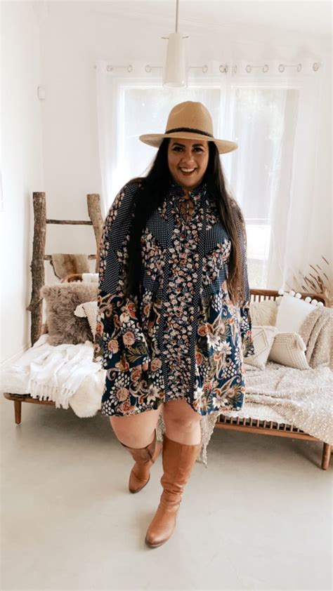 Boho Plus Size Dress In 2023 Boho Plus Size Boho Chic Outfits