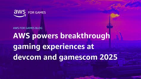 Aws Powers Breakthrough Gaming Experiences At Devcom And Gamescom 2025