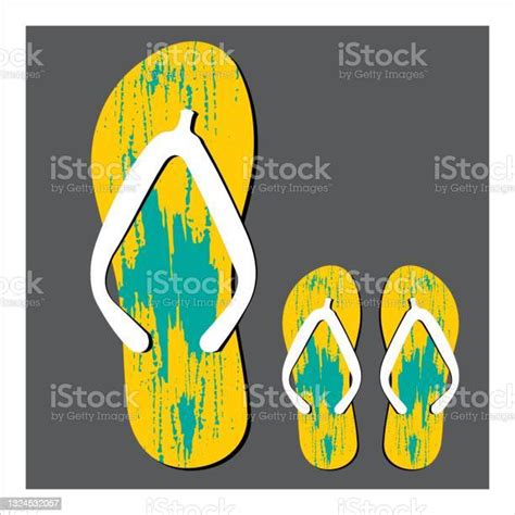 여름 플립 플롭의 다채로운 세트 벡터 일러스트 스톡 일러스트레이션 우크라이나 플립 플롭 아이콘 슬리퍼 해변 해변 0명에 대한 스톡 벡터 아트 및 기타 이미지 Istock