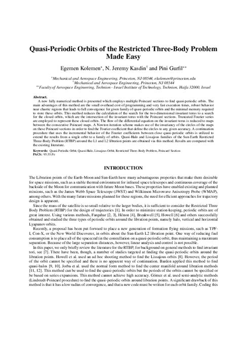 Pdf Periodic Orbit Analytic Construction In The Circular Restricted Three Body Problem Jay