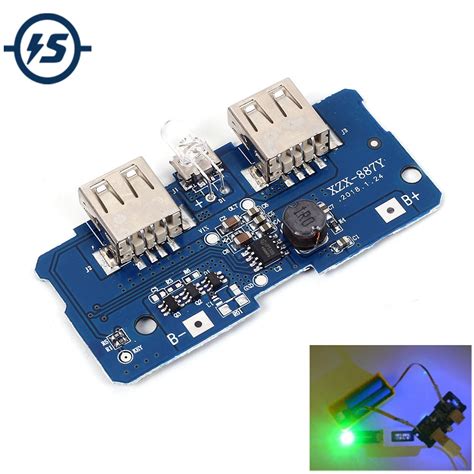 5v 2a power bank charger module charging circuit board step up boost power supply module 2a dual