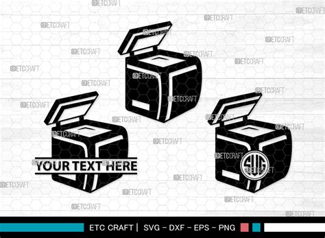 Deep Refrigerator Monogram Fridge Svg Graphic By Pixel Elites