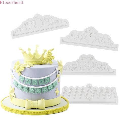 3d 다양한 크라운 몰드 초콜릿 몰드 퐁당 케이크 실리콘 몰드 베이킹 도구 케이크 장식 과자 도구 생일 장식케이크 틀 Aliexpress