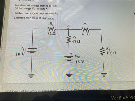 Solved Use The Node Voltage Method To Find A The Voltage Chegg Com