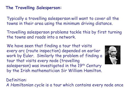 Ppt The Nearest Neighbour Algorithm The Lower Bound Algorithm The