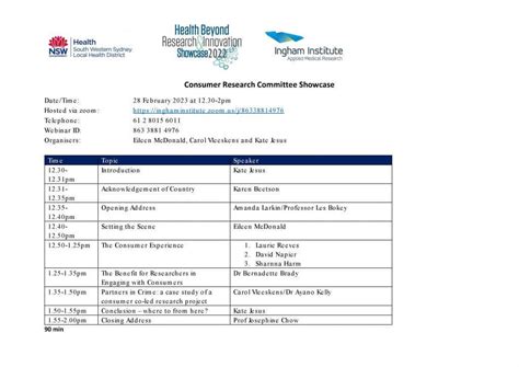 final program crc showcase february updated 30 01 2023 no contact i health beyond showcase