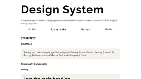 Codecademy Challenge Project Build A Website Design System