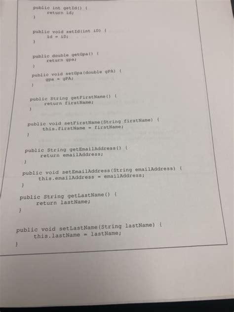 Solved 6 Analyze The Implementation Of A Class 30 Pts