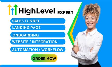Design Go High Level Website Setup Funnel Automation Pipeline Workflow By Danieloladiti