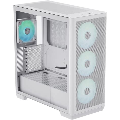 Apnx C1 Mid Tower Atx White Pc Case 4 Included High