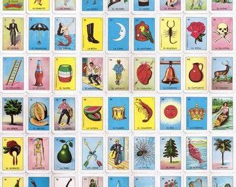 Printable Loteria Cards The Complete Set Of 10 Tablas Etsy Artofit