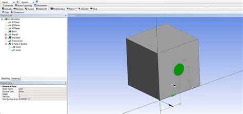 ansys designmodeler projection cfd ninja