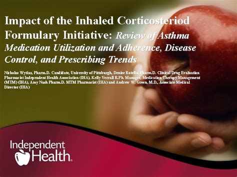 Impact Of The Inhaled Corticosteriod Formulary Initiative Review