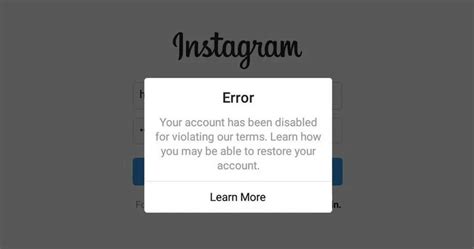 How To Fix Your Account Has Been Disabled Error On Instagram