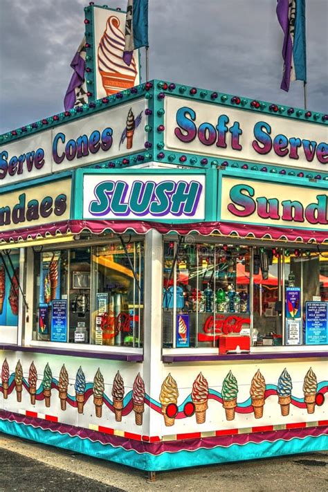 Food Booth At A County Fair Stock Image Image Of Marquee Fair 6698657