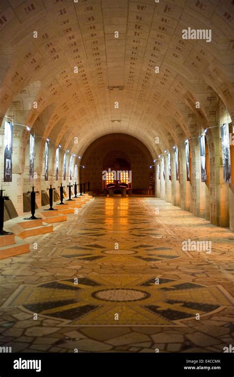 Inside The Douaumont Ossuary Built In 1932 Is A Memorial Containing The