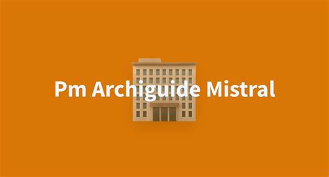 Pm Archiguide Mistral A Hugging Face Space By Sguertl