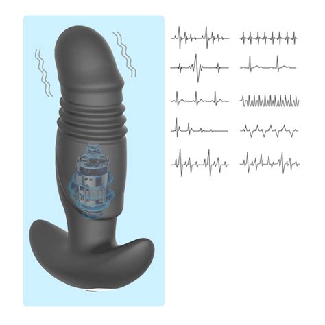 Remote Control Thrusting Prostate Massager For Anal Game