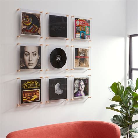 Set Of 9 Record Frames Gallery Wall Vinyl Gallery Wall Wexel Art