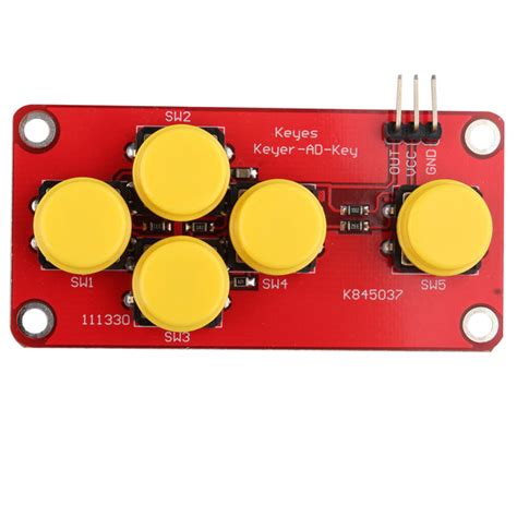 Haljia Ad Keyboard Simulate Electronic Building Blocks 5 Key Module An