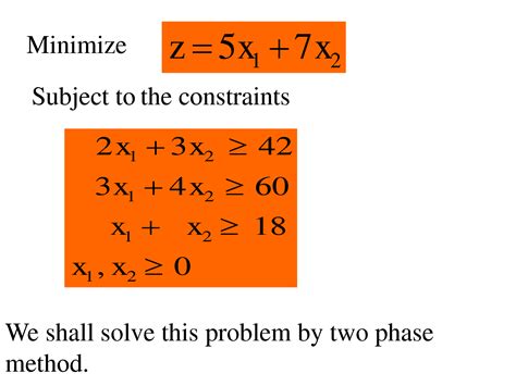 solution l07 artificial variable techniques two phase method continued