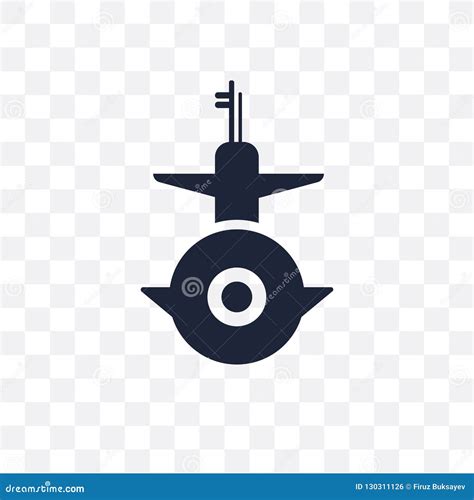 Submarine Front View Icon Trendy Submarine Front View Logo Concept On White Background From